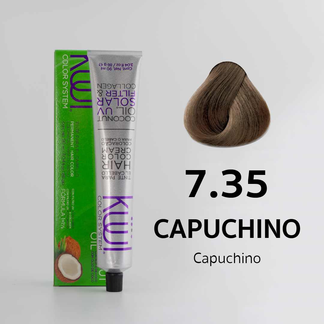 7.35 Capuchino - Capuccino - Kuul Color Cream Hair Color 3.04oz | Lucyglam
